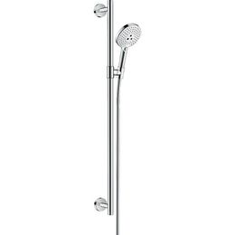 Hansgrohe Raindance Select S 120 Brauseset 2632240 weiss chrom, 90 cm Stange Unica Comfort