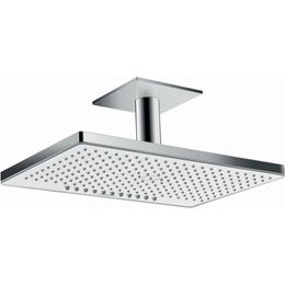 Hansgrohe Rainmaker Select 460 Kopfbrause 24014400 weiss chrom, 2jet, EcoSmart 9 l/m, Deckenanschluss