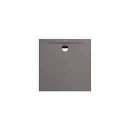 Kaldewei Superplan zero Duschwanne 353447983672 100x100cm, Wannentr&auml;ger extraflach, Perleffekt, warm grey70