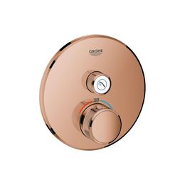 Grohe Grohtherm Smartcontrol Fertigmontageset 29118DA0 warm sunset, rund, UP-Thermostat, 1 Absperrventil