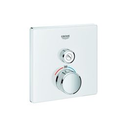 Grohe Grohtherm Smartcontrol Brausethermostat 29153LS0, moon white, mit einem Absperrventil