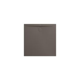 Kaldewei Superplan zero Duschwanne 353447983673 100x100cm, Wannentr&auml;ger extraflach, Perleffekt, warm grey80