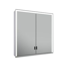 KEUCO Royal Lumos Spiegelschrank 14307172303 700x735x165mm, silber-eloxiert, 2 lange T&uuml;ren, Wandvorbau