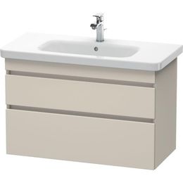Duravit DuraStyle Waschtisch-Unterschrank DS648209191 93 x 44,8 cm, taupe, 2 Schubk&auml;sten, wandh&auml;ngend