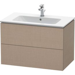 Duravit L-Cube Waschtisch-Unterschrank LC624107575 82 x 48,1 cm, leinen, 2 Schubk&auml;sten, wandh&auml;ngend