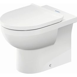 Duravit No. 1 Stand-Tiefsp&uuml;l-WC 2009092000 37x57cm, Abgang waagerecht, Rimless, 4,5 Liter mit HygieneGlaze, wei&szlig;