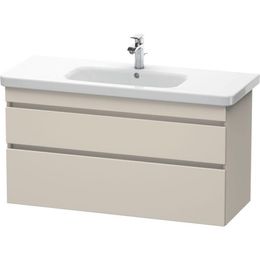 Duravit DuraStyle Waschtisch-Unterschrank DS649509191 113 x 44,8 cm, taupe, 2 Schubk&auml;sten, wandh&auml;ngend