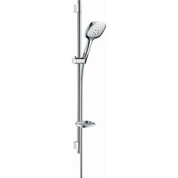 Hansgrohe Raindance Select Brauseset 27857000 E 150, chrom, mit Brausestange Unica S Puro 90 cm