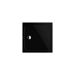 Kaldewei Cayonoplan Duschwanne 361447943701 90x90x1,8cm, mit Tr&auml;ger, Vollantislip Perl-Effekt, schwarz