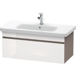 Duravit DuraStyle Waschtisch-Unterschrank DS638202243 93 x 44,8 cm, wei&szlig; hochglanz/basalt matt, 1 Auszug, wandh&auml;ngend