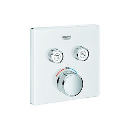 Grohe Grohtherm Smartcontrol Brausethermostat 29156LS0, moon white, mit 2 Absperrventilen