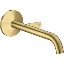 Hansgrohe Axor One Fertigmontageset 48112950 Unterputz-Waschtischarmatur, mit Auslauf 220mm, brushed brass