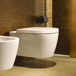 Duravit ME by Starck Wand Tiefspül WC 2529090000 Durafix inklusive, Rimless, Weiß Hochglanz