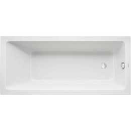 Duravit No. 1 Rechteck-Badewanne 700489000000000 170 x 70 x 40 cm, Einbauversion, mit einer R&uuml;ckenschr&auml;ge, wei&szlig;