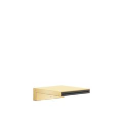 Dornbracht Deque Wannen-Schwalleinlauf 13430740-28 f&uuml;r Wandmontage, messing geb&uuml;rstet