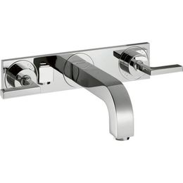 Hansgrohe Axor Citterio Fertigmontageset 39148000 Unterputz-3-Loch-Waschtischarmatur, mit Hebelgriffe, chrom