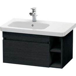 Duravit DuraStyle Waschtisch-Unterschrank DS639401616 73 x 44,8 cm, Becken links, Eiche schwarz, 1 Auszug
