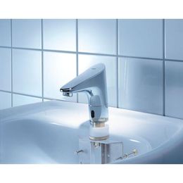 Grohe Europlus E Waschtisch Armatur 36208001 chrom, Batteriebetrieb ohne Mischung