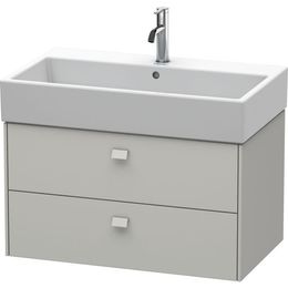 Duravit Brioso Waschtischunterbau BR415500707 784x459mm, Betongrau Matt, 2 Ausz&uuml;ge