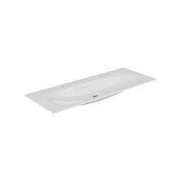 KEUCO Keramik Doppelwaschtisch 31160311402 Edition 11, 1405 x 17 x 538 mm, weiss