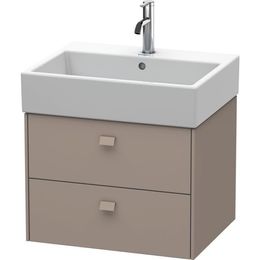Duravit Brioso Waschtischunterbau BR415304343 584x459mm, Basalt Matt, 2 Ausz&uuml;ge