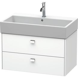 Duravit Brioso Waschtischunterschrank BR415501018 784x459mm, Wei&szlig; Matt, 2 Ausz&uuml;ge, Griff Chrom