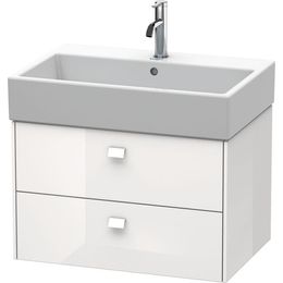 Duravit Brioso Waschtischunterbau BR415402222 684x459mm, Weiß Hochglanz, 2 Auszüge