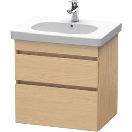 Duravit DuraStyle Waschtisch-Unterschrank DS648303030 60 x 45,3 cm, Eiche natur, 2 Schubk&auml;sten, wandh&auml;ngend