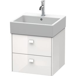Duravit Brioso Waschtischunterschrank BR415202222 484x459mm, Wei&szlig; Hochglanz, 2 Ausz&uuml;ge