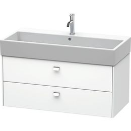 Duravit Brioso Waschtischunterbau BR415601018 984x459mm, Wei&szlig; Matt, 2 Ausz&uuml;ge, Griff Chrom