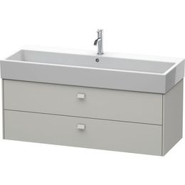 Duravit Brioso Waschtischunterbau BR415700707 1184x459mm, Betongrau Matt, 2 Ausz&uuml;ge