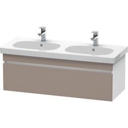 Duravit DuraStyle Waschtisch-Unterschrank DS638604318 115 x 45,3 cm, basalt matt/wei&szlig; matt, 1 Auszug, wandh&auml;ngend