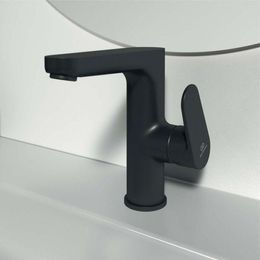 Ideal Standard Cerafine O Waschtischarmatur BC703XG 15,5cm, mit Metall-Ablaufgarnitur, silk black