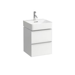 Laufen Waschtischunterschrank SPACE 43,5 x 52 x 41 cm, mit 2 Schubladen, Ulme dunkel