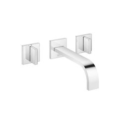 Dornbracht Fertigmontageset MEM 3671278200 chrom, Waschtisch 2 Griff Wandarmatur