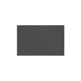 Bette BetteAir Duschfliese 7356-400AE,T2 1400 x 900 mm, raven, Rechteck, glasierter Titan-Stahl, mit Minimum-T&auml;ger