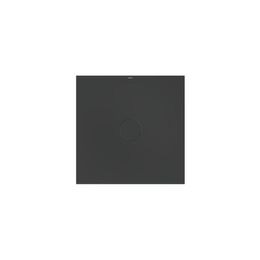 Bette BetteAir Duschfliese 7352-402AE,T2 1000 x 1000 mm, slate, Rechteck, glasierter Titan-Stahl, mit Minimum-T&auml;ger