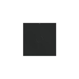 Bette BetteAir Duschfliese 7352-035PLUS,T2 1000 x 1000 mm, ebony, Rechteck, glasierter Titan-Stahl, mit Minimum-T&auml;ger