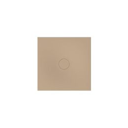 Bette BetteAir Duschfliese 7352-425AE,T2 1000 x 1000 mm, greige, Rechteck, glasierter Titan-Stahl, mit Minimum-T&auml;ger