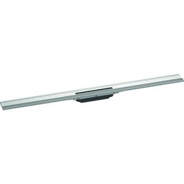 Hansgrohe RainDrain Flex Duschrinne 56053800 100cm, Fertigset, k&uuml;rzbar, zur Wandmontage, Edelstahl optic