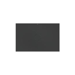 Bette BetteAir Duschfliese 7356-402AE,T2 1400 x 900 mm, slate, Rechteck, glasierter Titan-Stahl, mit Minimum-T&auml;ger