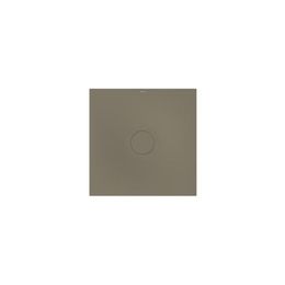 Bette BetteAir Duschfliese 7350-404AE,T2 900 x 900 mm, graphite, Rechteck, glasierter Titan-Stahl, mit Minimum-T&auml;ger