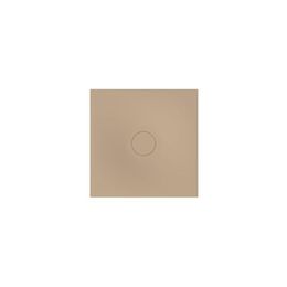 Bette BetteAir Duschfliese 7350-425AE,T2 900 x 900 mm, greige, Rechteck, glasierter Titan-Stahl, mit Minimum-T&auml;ger