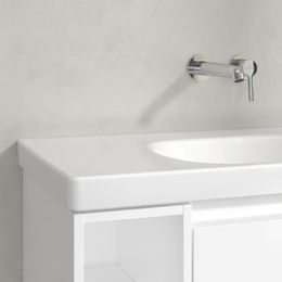 Villeroy & Boch Villeroy und Boch Skyla Waschtisch 5A52R401 80x46cm, ohne Hahnloch, ohne &Uuml;berlauf, Wei&szlig; Alpin