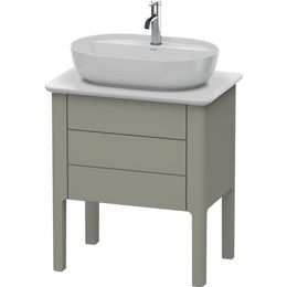 Duravit Luv Waschtischunterschrank LU956509292 68,8x45x74,3cm, Steingrau Seidenmatt, 1 Schubkasten, 1 Auszug, stehend