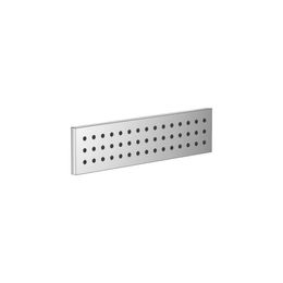 Dornbracht Seitenbrause WaterBar 3651797900 chrom, Abdeckplatte 24 x 6 cm, mit Antikalk System