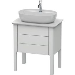 Duravit Luv Waschtischunterschrank LU956503636 68,8x45x74,3cm, Wei&szlig; Seidenmatt, 1 Schubkasten, 1 Auszug, stehend