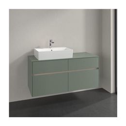 Villeroy & Boch Villeroy und Boch Collaro Waschtischunterschrank C12900AF 120x54,8x50cm, Waschtisch links, soft green