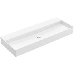 Villeroy & Boch Villeroy & Boch Memento 2.0 Waschtisch 4A22C3RW 120 x 47 cm, Stone White C-plus, ohne Hahnloch, ohne &Uuml;berlauf