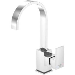 Steinberg Serie 135 Waschtischarmatur 1351501 chrom, schwenkbarer Auslauf, mit Ablaufgarnitur